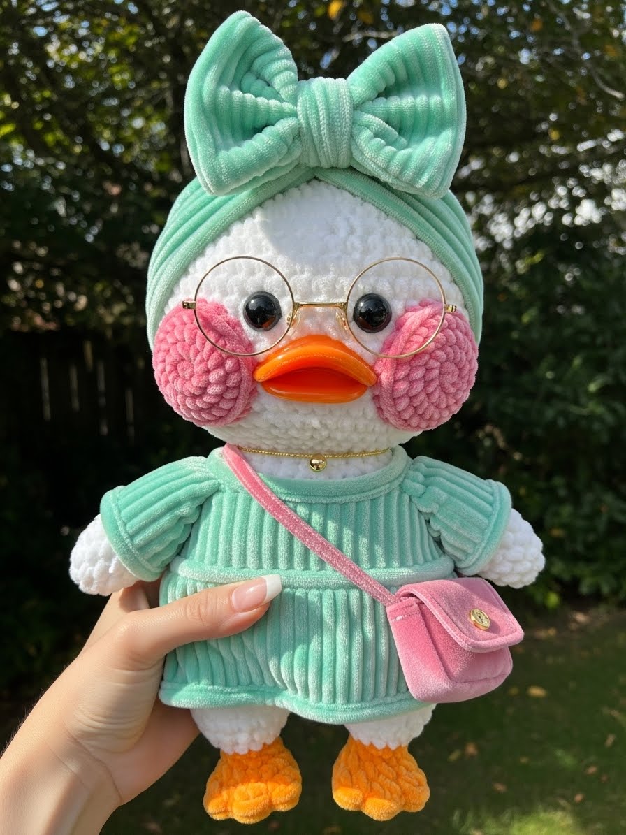 Daisy the Daydream Duck: A Velvet Amigurumi Pattern & Styling Guide