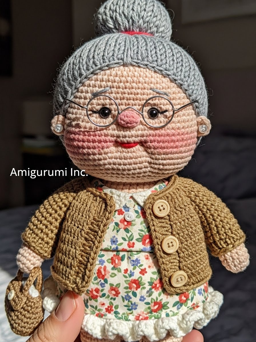 Nana Clementine: The Cozy Grandmother Amigurumi Pattern