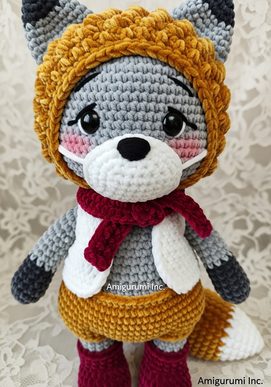 Velvet Fox Cub Amigurumi Pattern: Crafting the Softest Heirloom Toy