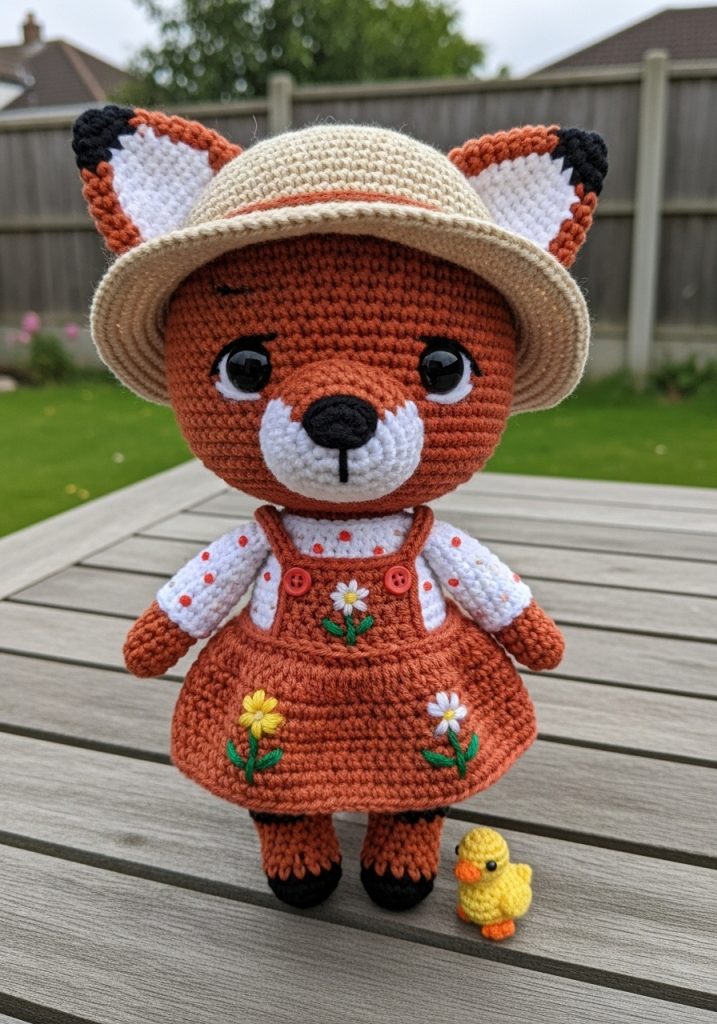The “Botanical Stroll” Chibi Fox: A Premium Amigurumi Pattern & Outfit ...