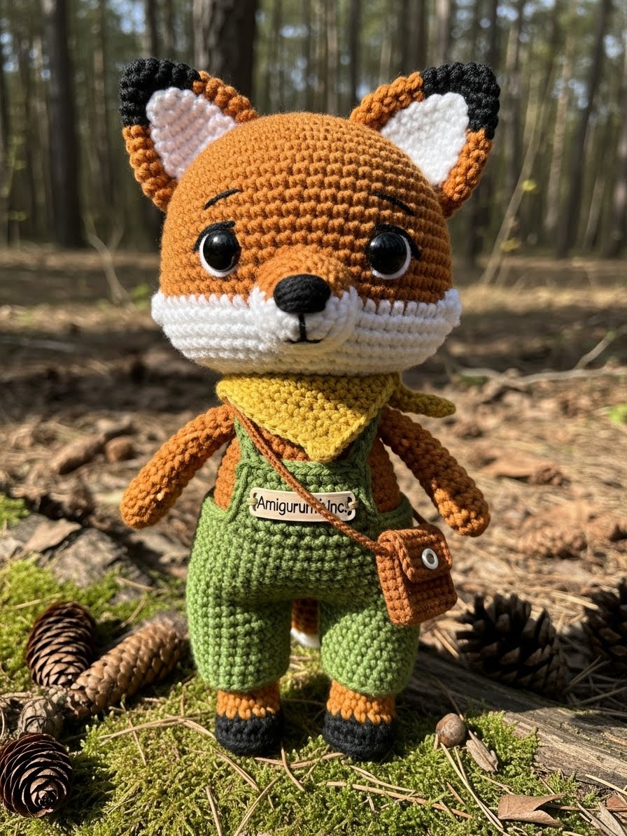 The Chibi Forest Scout: A Premium Amigurumi Fox Pattern & Outfit Guide