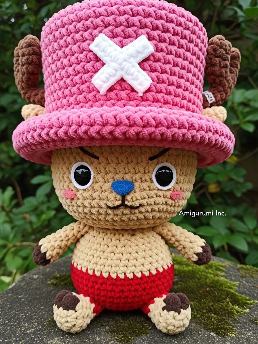 Soft & Squishy Anime Doctor: The “Cotton Candy” Amigurumi Project