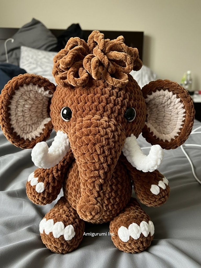 My Mammoth Crochet Project: Learning to Work With Velvet Amigurumi ...
