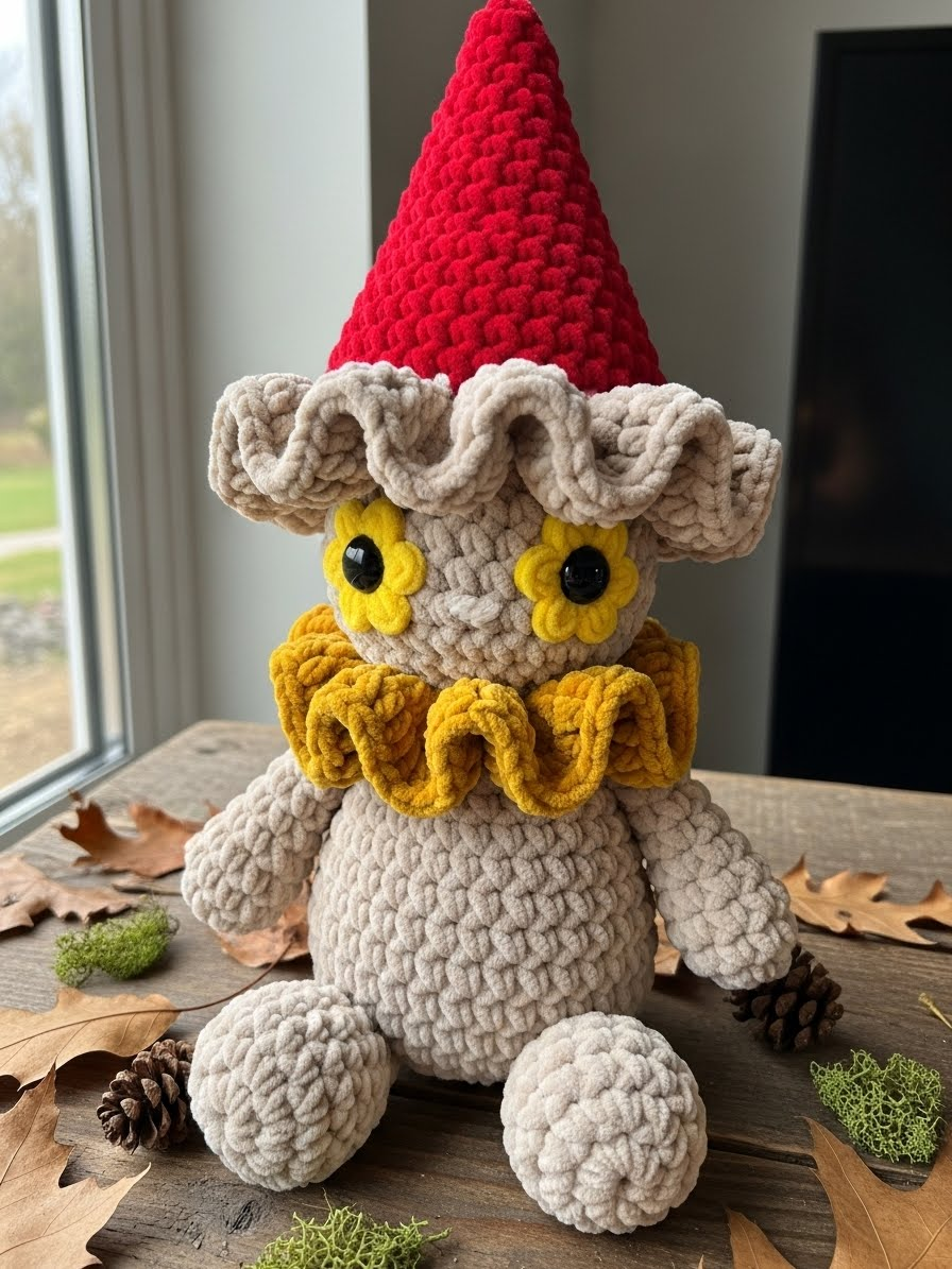 The Velvet Mushroom Sprite: A Premium Amigurumi Project & Chenille ...