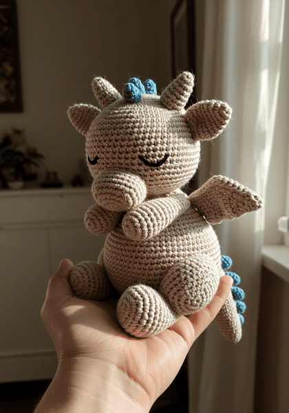 Crochet Dragon Pattern: Make a Giant Amigurumi Floor Pillow!