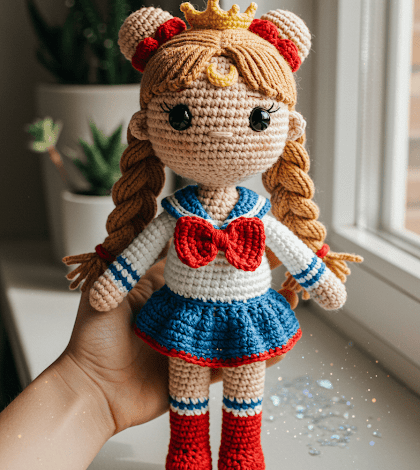 Magical Girl Amigurumi Pattern: Crochet Your Own Chibi Sailor Guardian!