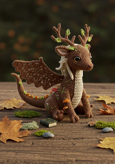 Sylva, the Grove Wyrm: An Enchanted Forest Amigurumi Crochet Pattern