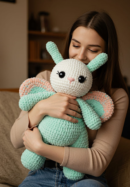 Cuddly Plush Butterfly Amigurumi Pattern