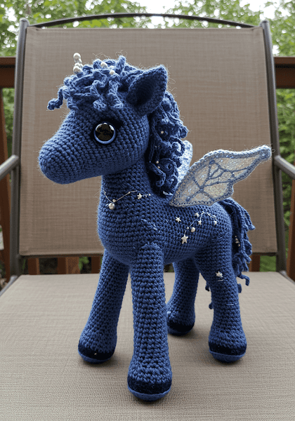 Weave Your Own Myth: Myrrhion, the Dreamsteed of Dusk Amigurumi Pattern