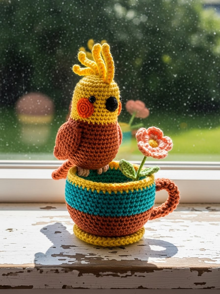 Zest & Bloom: The Marmalade Cockatiel Teacup Project