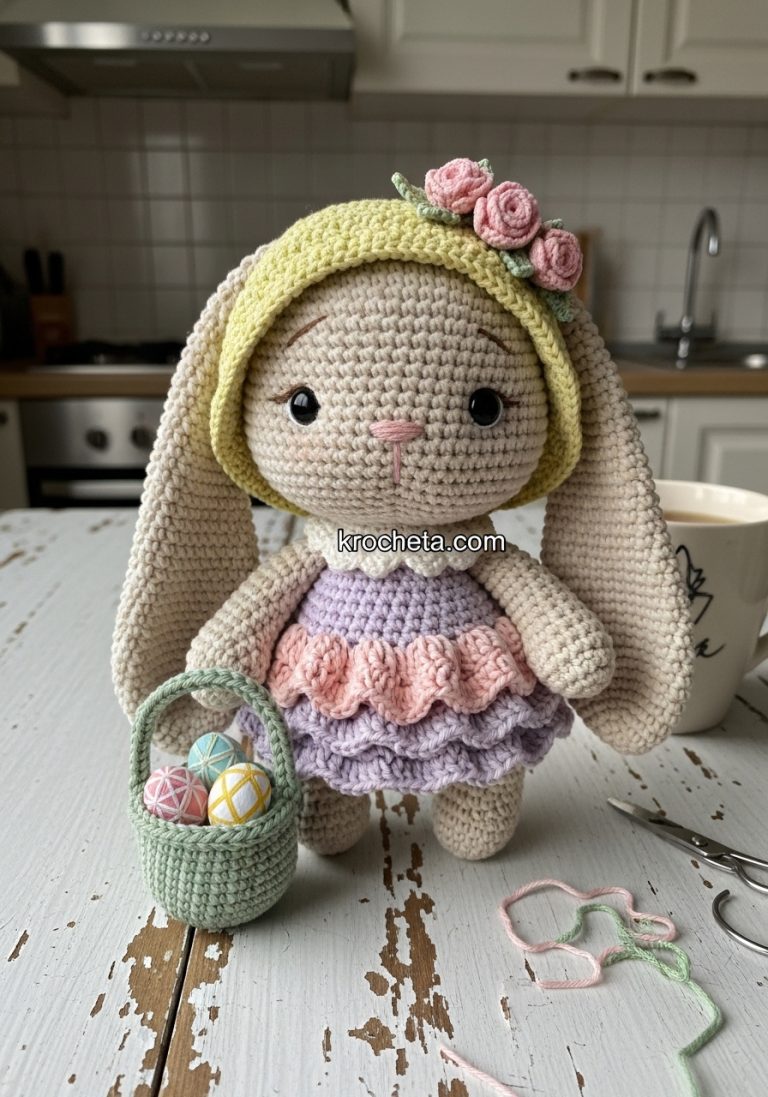 Advanced Amigurumi Bunny Crochet Pattern: Clementine the Springtime ...